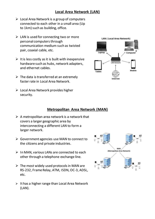 Classification of Computer Network | PDF