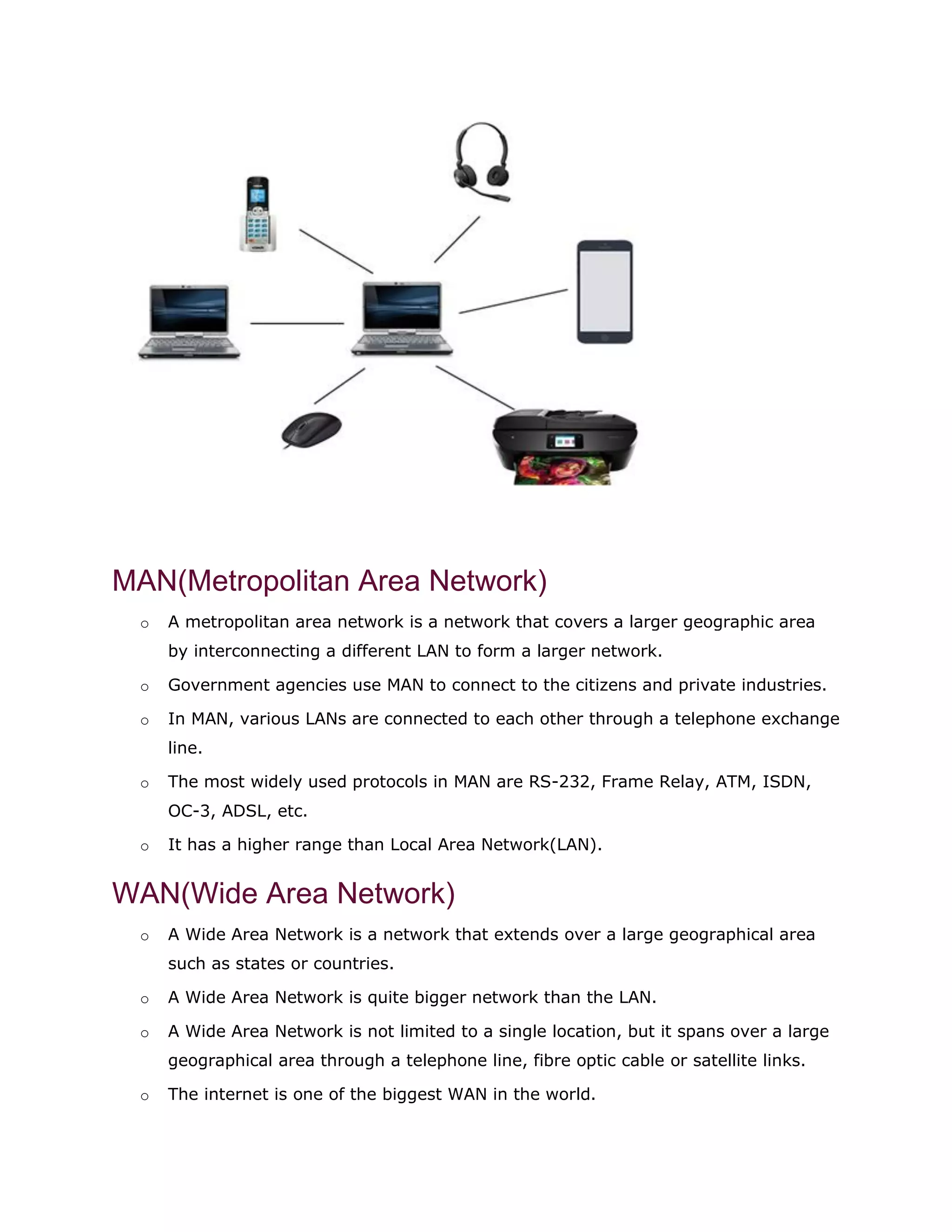 Classification Of Computer Network Pdf Computer Networking Computing