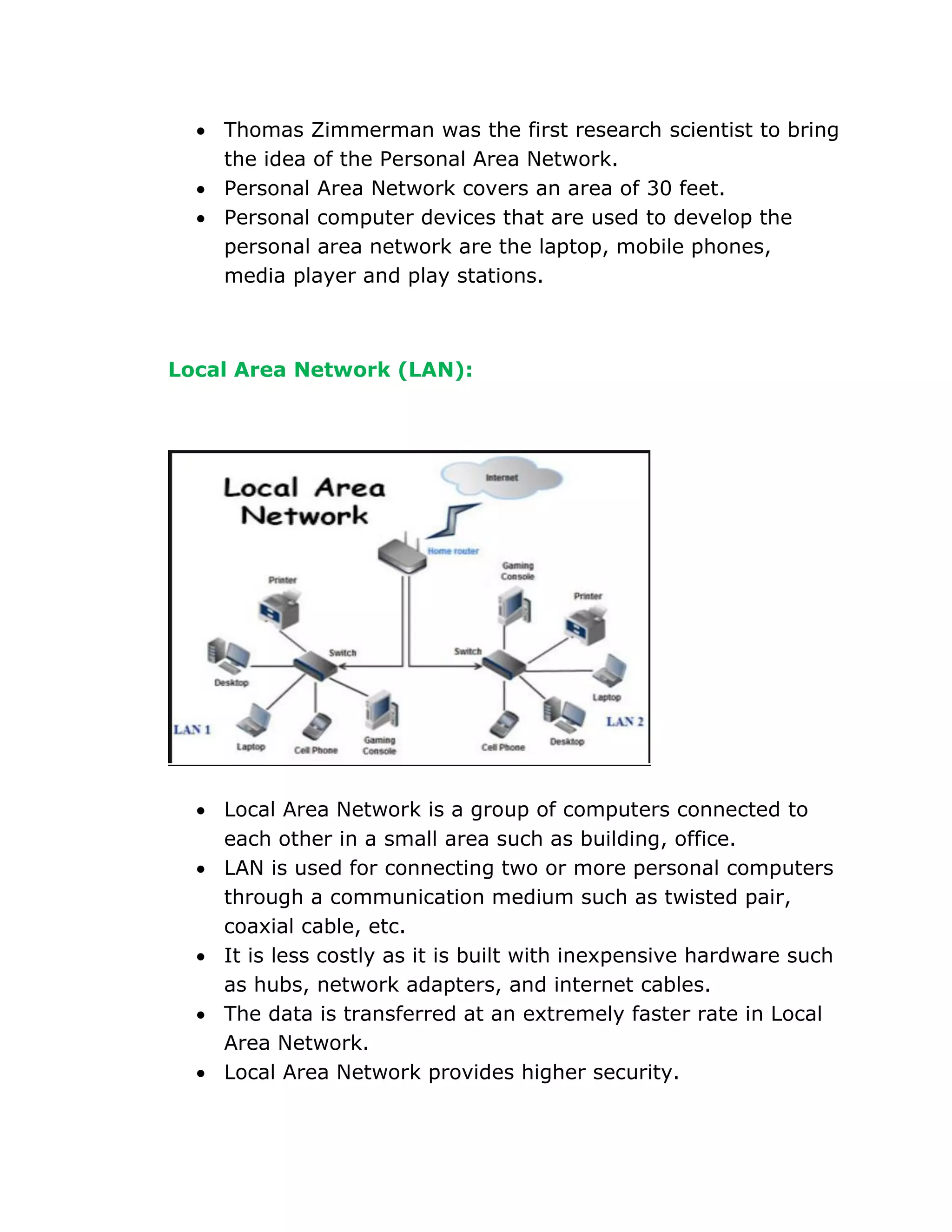 Classification of computer network | PDF