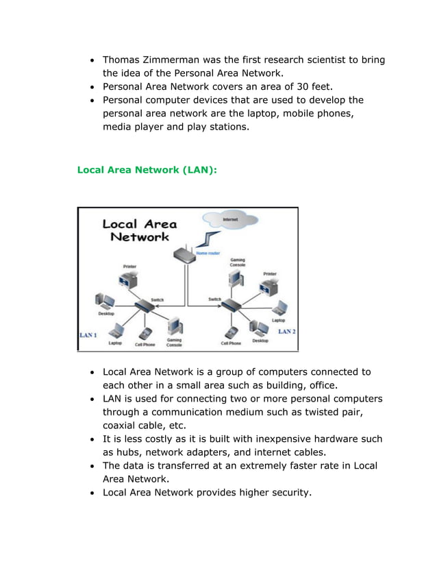 Classification of computer network | PDF | Free Download