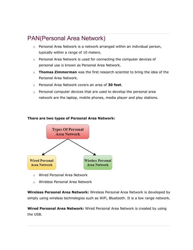 Classification of computer networks | PDF