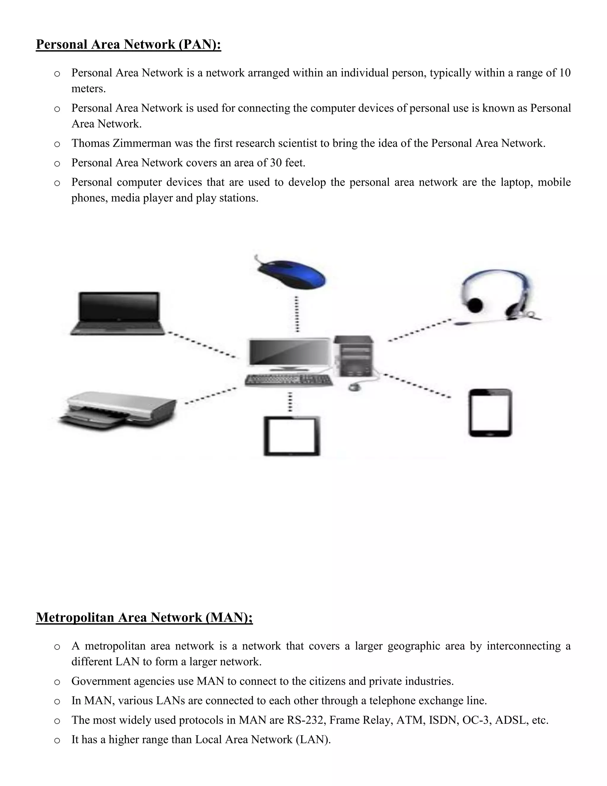 Classification of computer networks | PDF