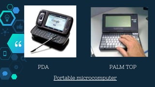 Classification of computer on the basic of size | PPTX