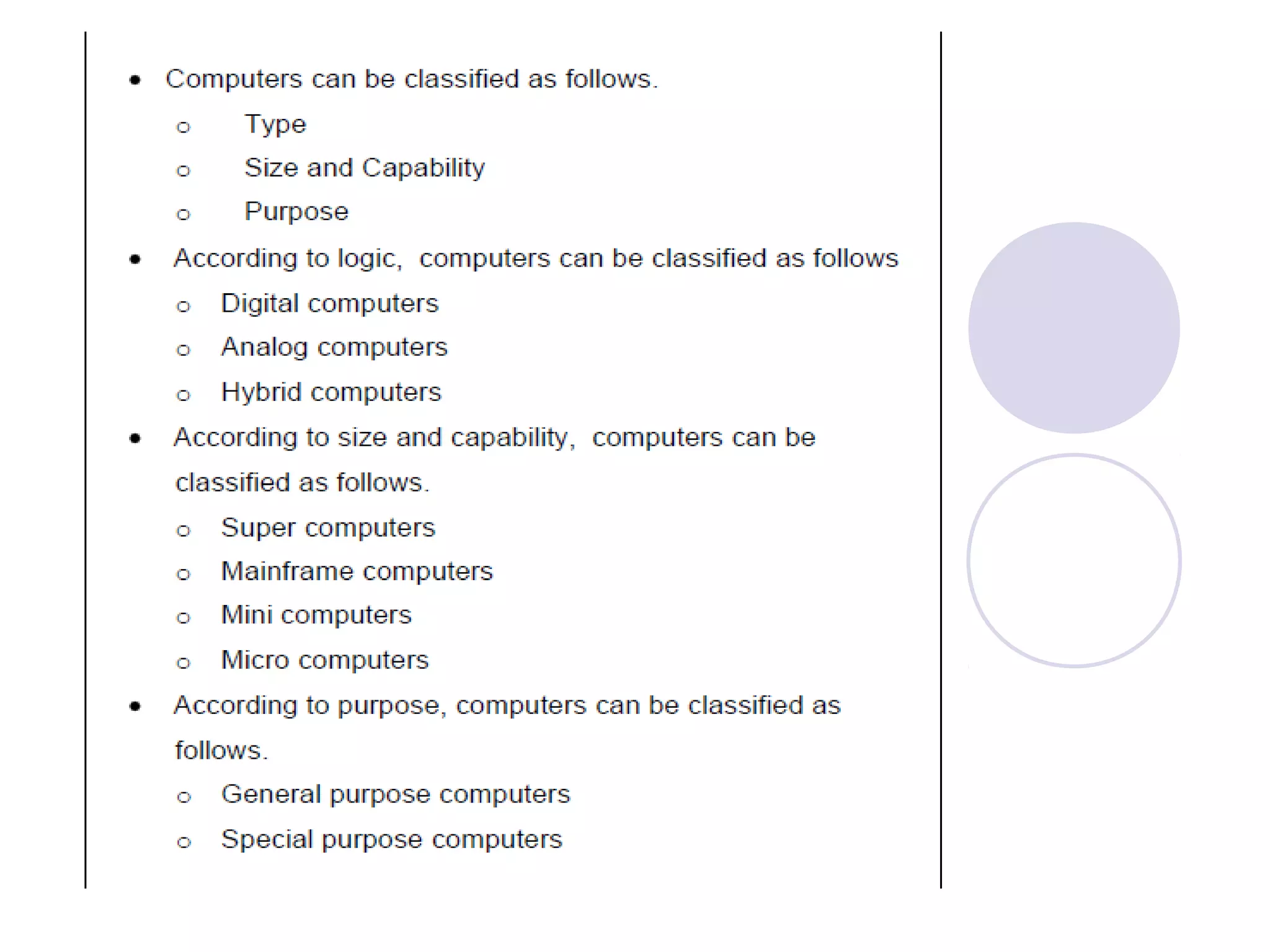 Classification of computers | PPT Classification of computers | PPT