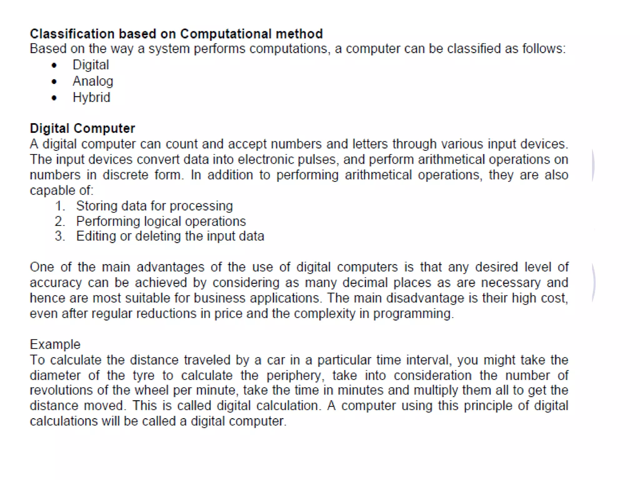Classification of computers | PPT Classification of computers | PPT
