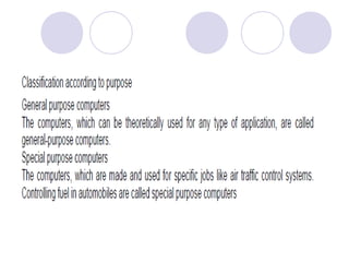 Classification of computers | PPT