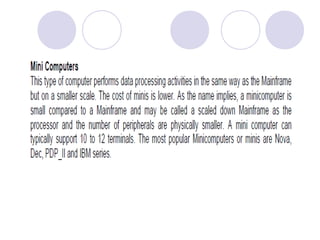 Classification of computers | PPT