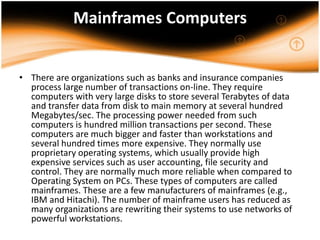 Classification of computers | PPTX
