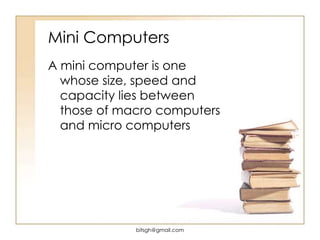 Classification of computers | PPTX