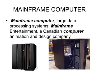 Classification of computers | PPT | Computing | Technology & Computing