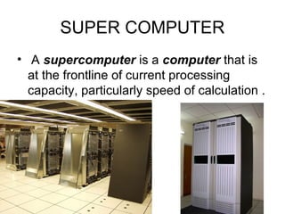 Classification of computers | PPT | Computing | Technology & Computing
