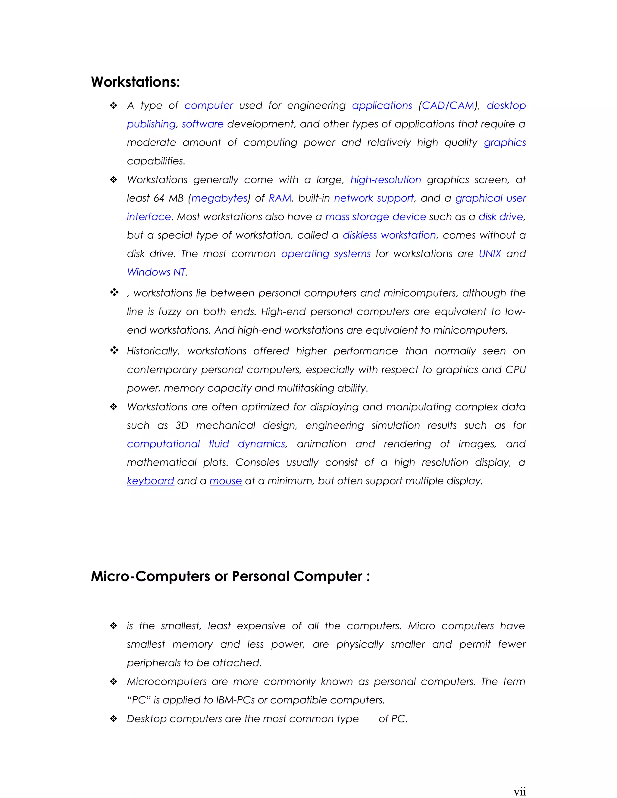 Classification of computers | DOC