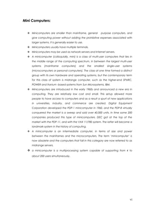 Classification of computers | PDF