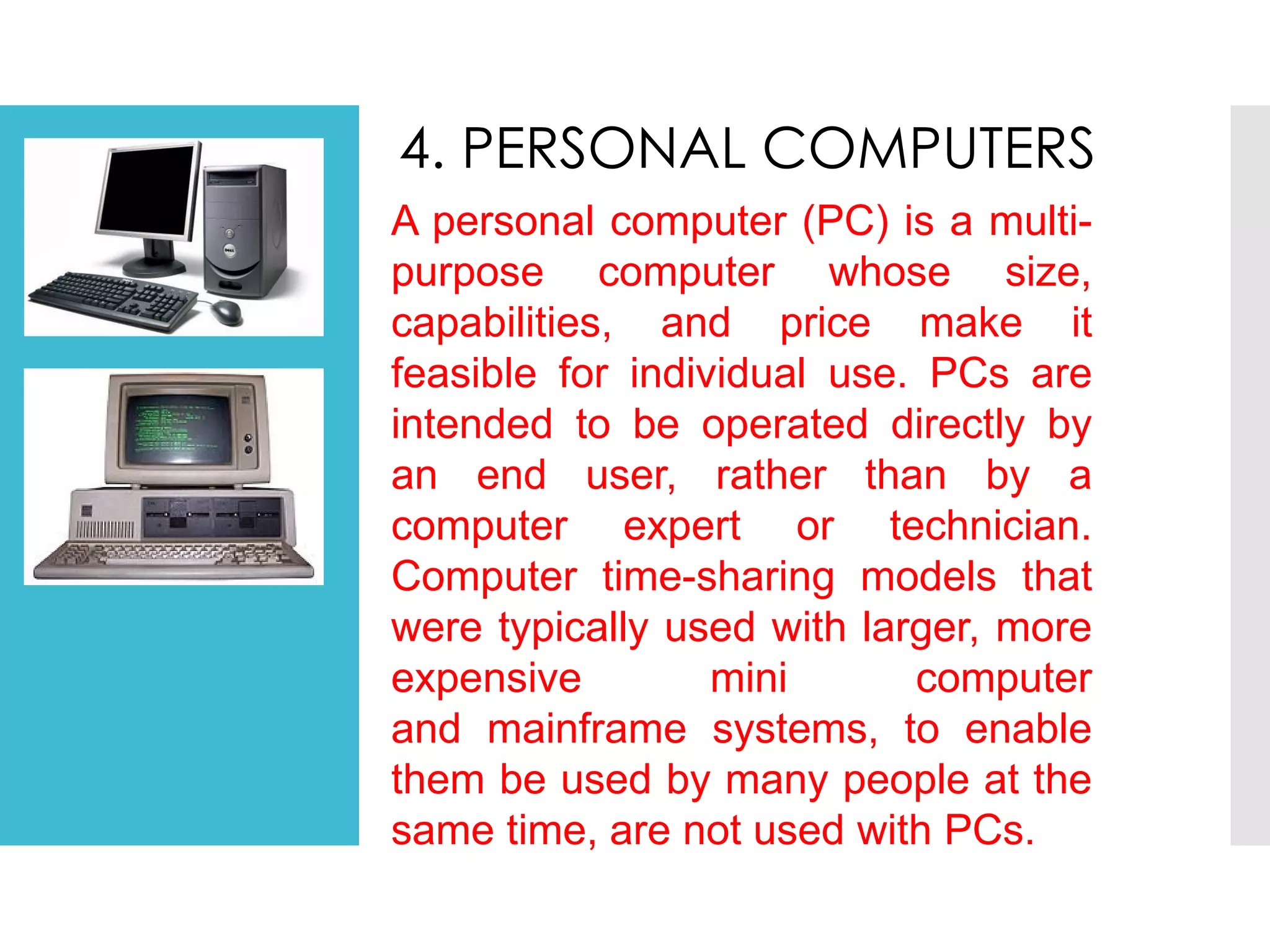 Classification of Computers | PDF