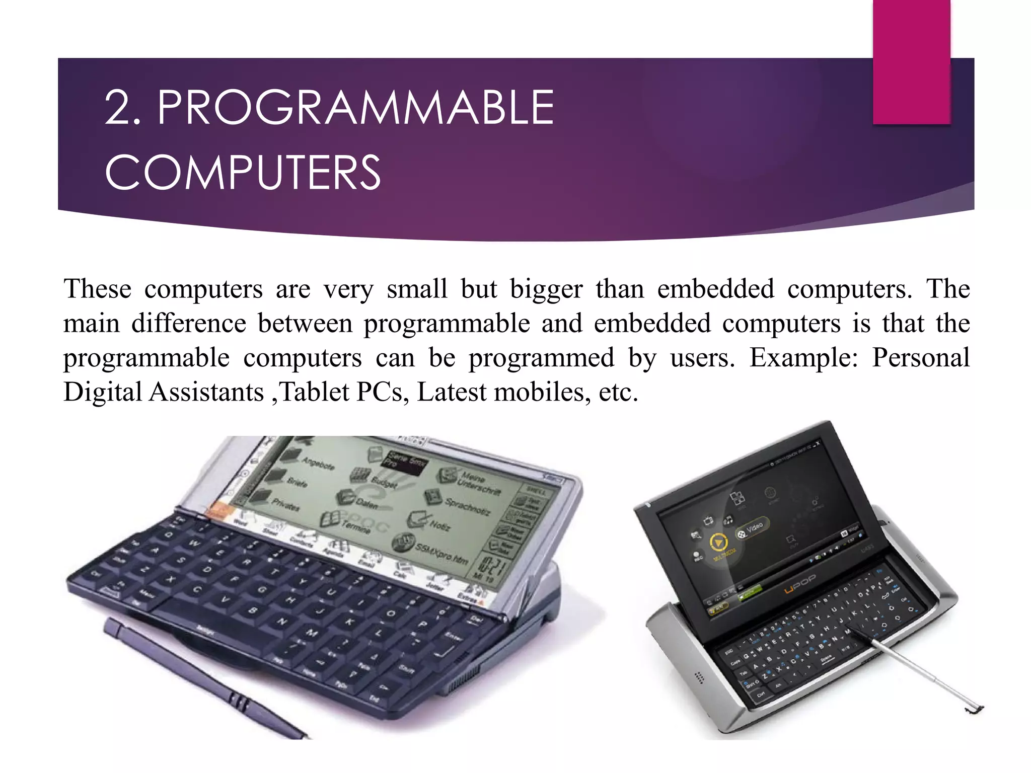 Classification of Computers | PDF