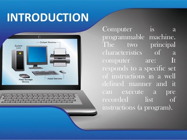 Classification of Computers