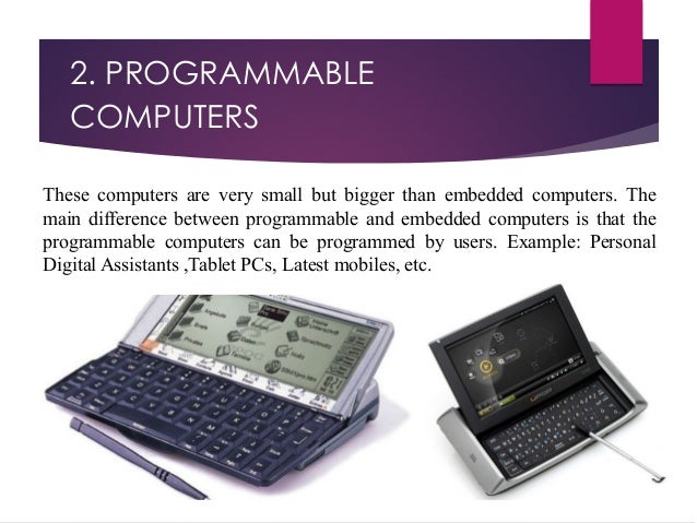 Classification of Computers
