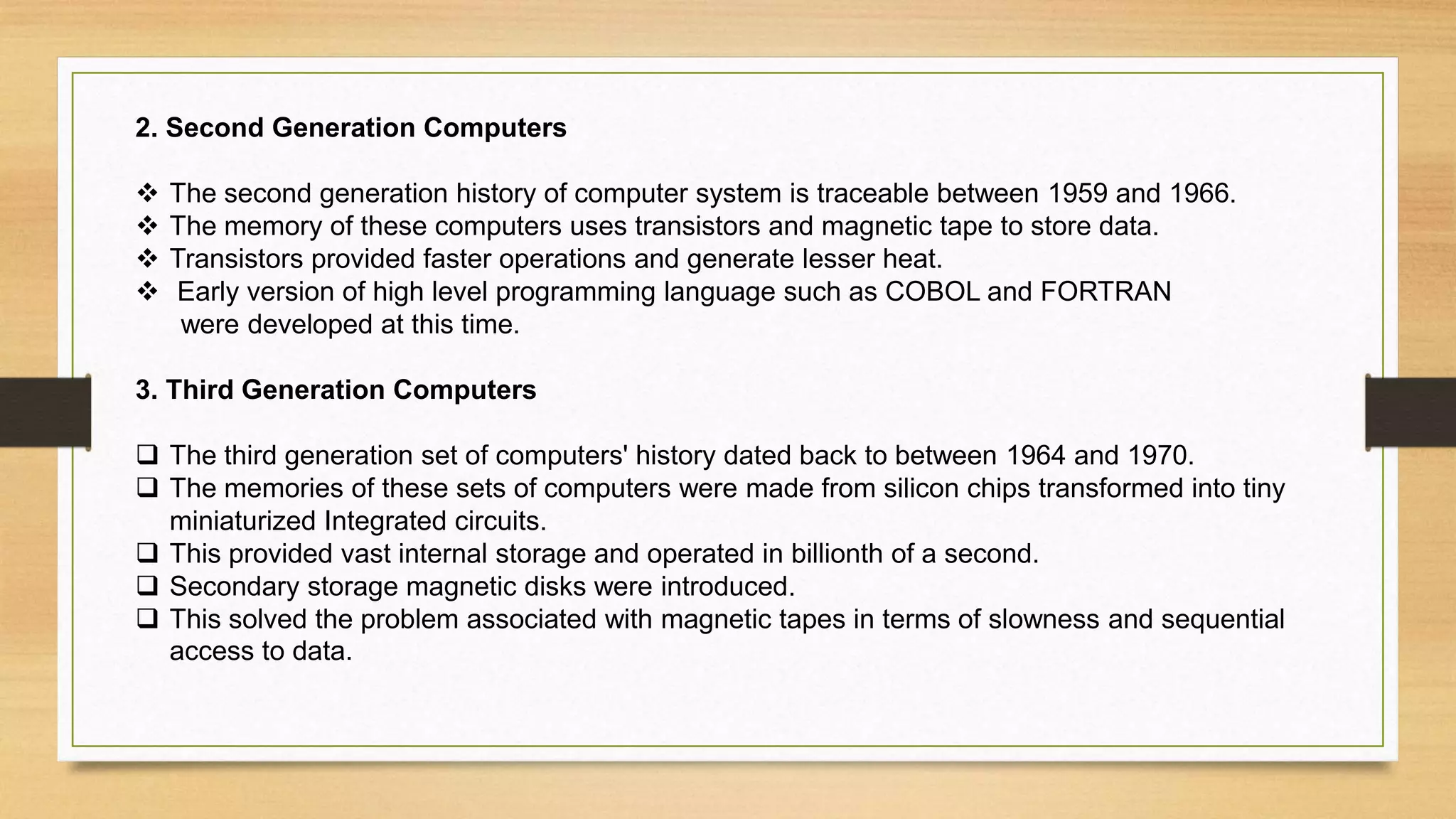 Classification of computers | PPT