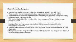 Classification of computers | PPT