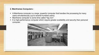 Classification of computers | PPT