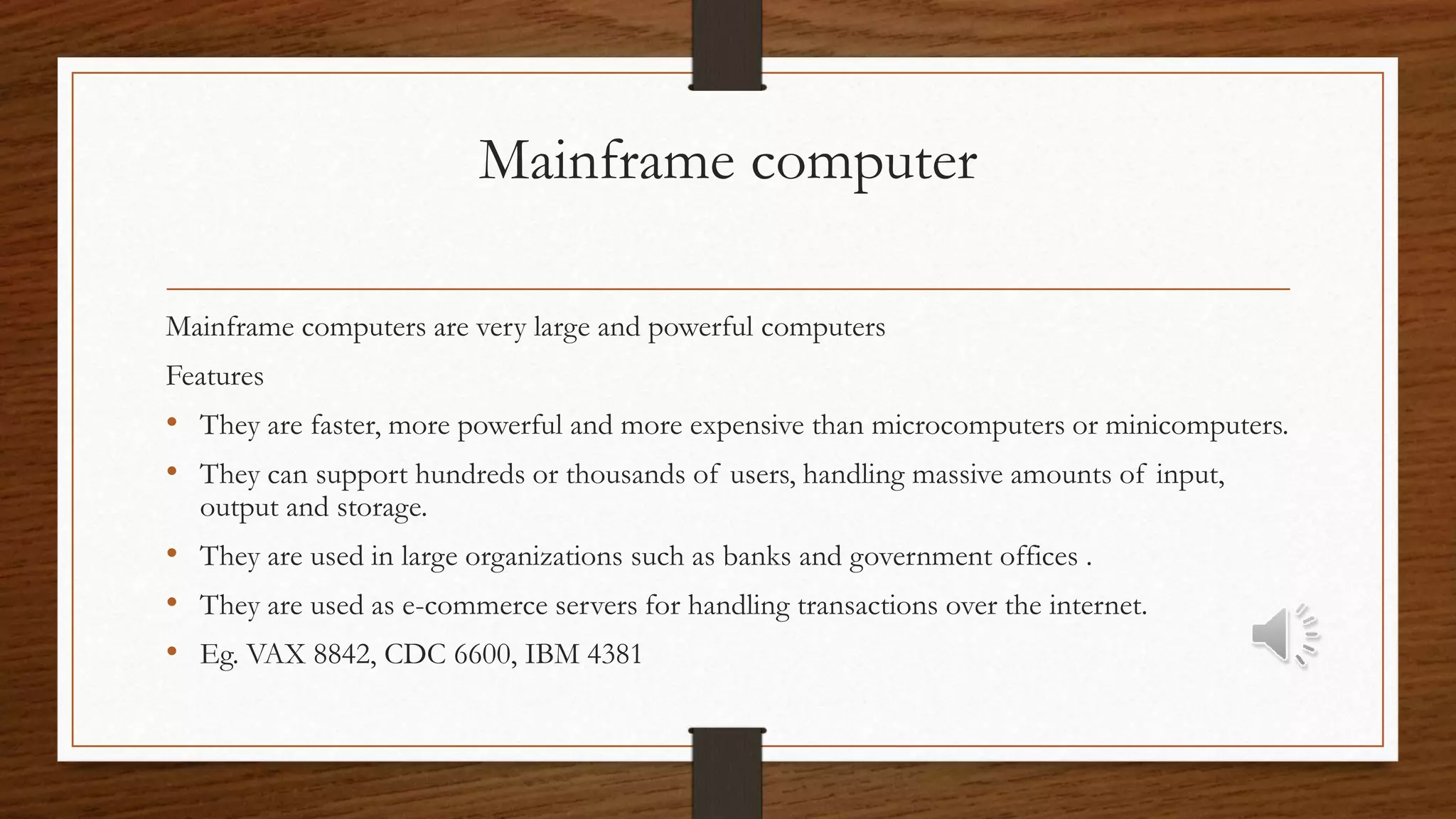 Classification of computers | PPT