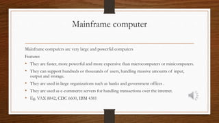 Classification of computers | PPT