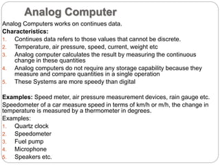 Classification of computers by type | PPTX