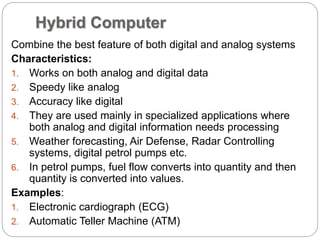 Classification of computers by type | PPTX