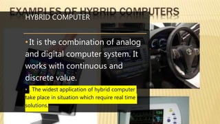 Classification of computer system (PART 1) | PPTX