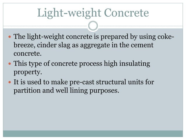 Classification of concrete | PPTX