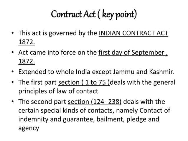 Classification of contract | PPTX
