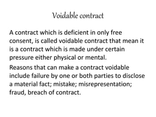 Classification of contract | PPTX