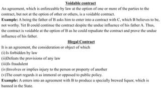 Classification of contract | PPTX