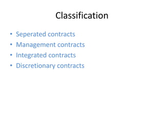 Classification of contracts | PPTX