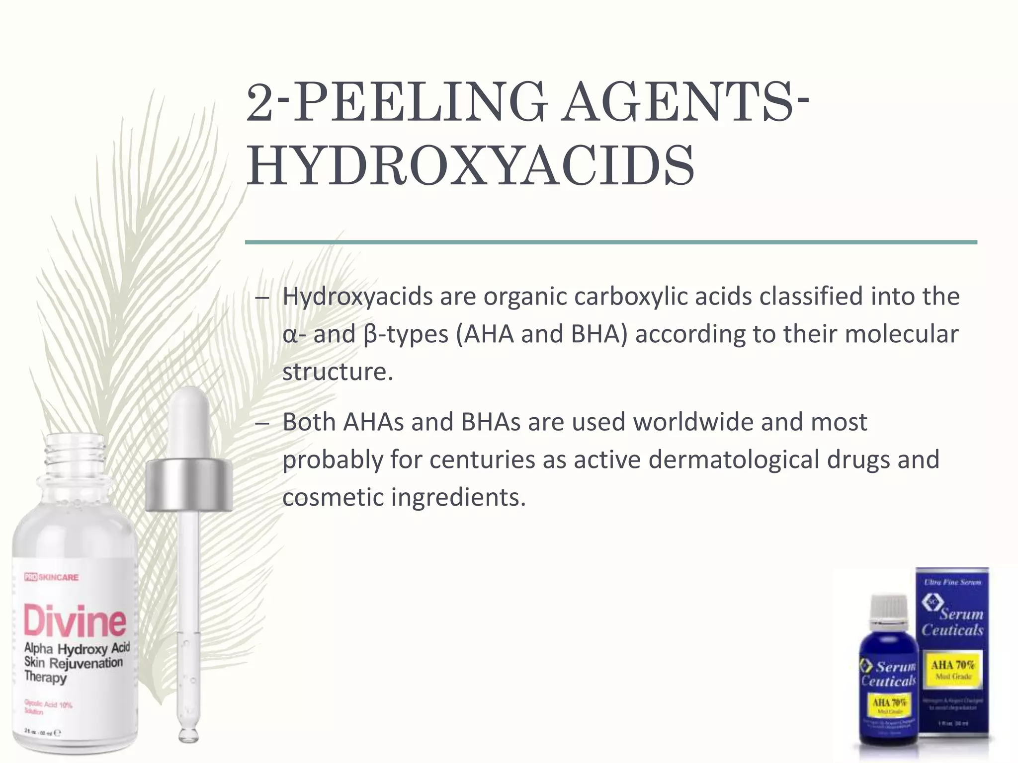 Classification of cosmeceuticals | PPTX