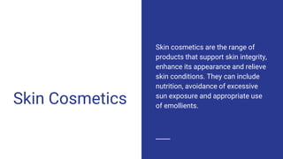 Classification of cosmetics by ankit srivastava | PPTX