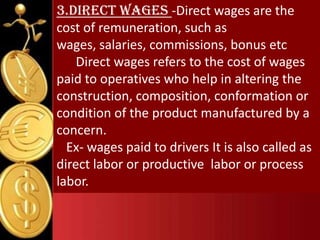 Classification of costs | PPTX