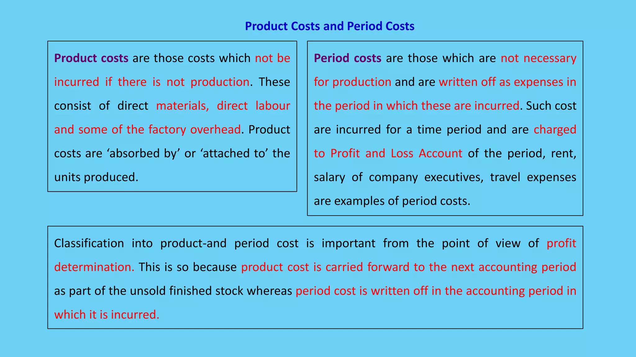 Classification of costs | PPT