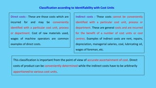 Classification of costs | PPT