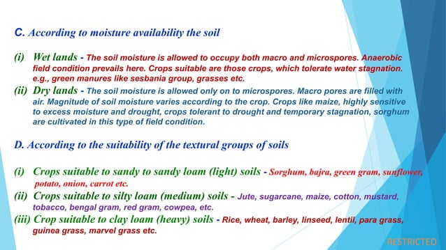 Classification of crops | PPTX