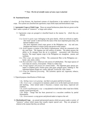 Licensure for Agriculture Reviewer Classification of Crops.doc