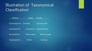 Classification Of Crude Drugs | PPTX