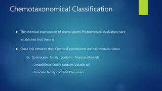 Classification Of Crude Drugs | PPTX