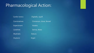Classification Of Crude Drugs | PPTX