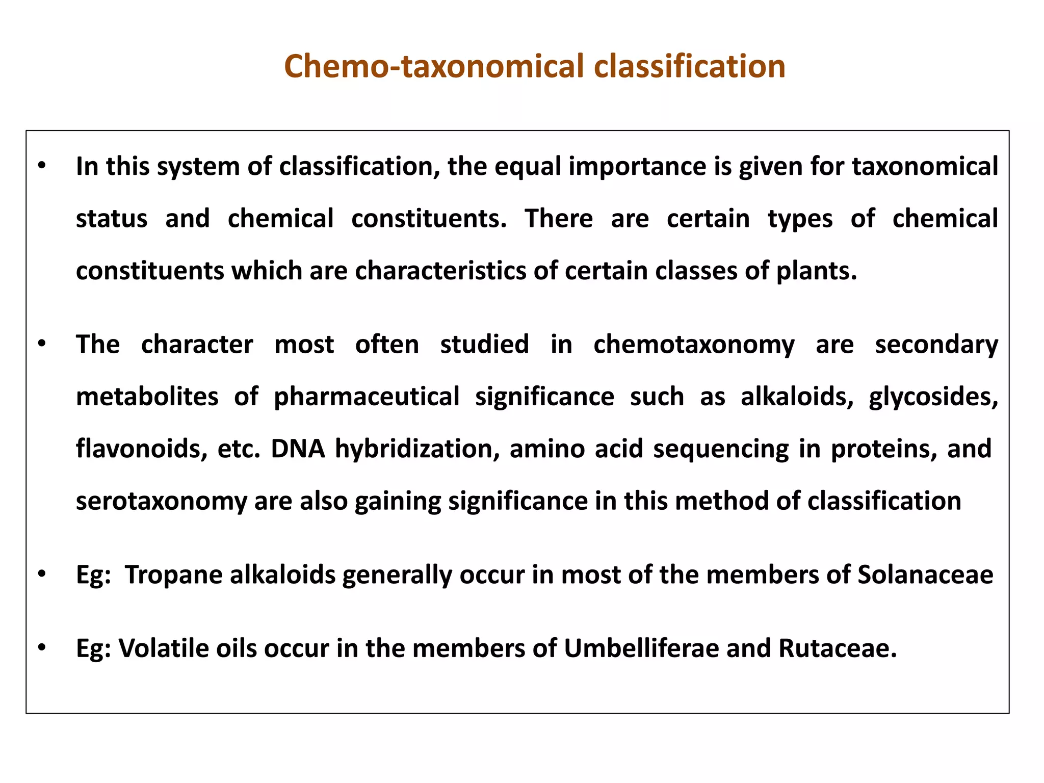 CLASSIFICATION OF CRUDE DRUGS & SEROTAXONOMY | PPTX