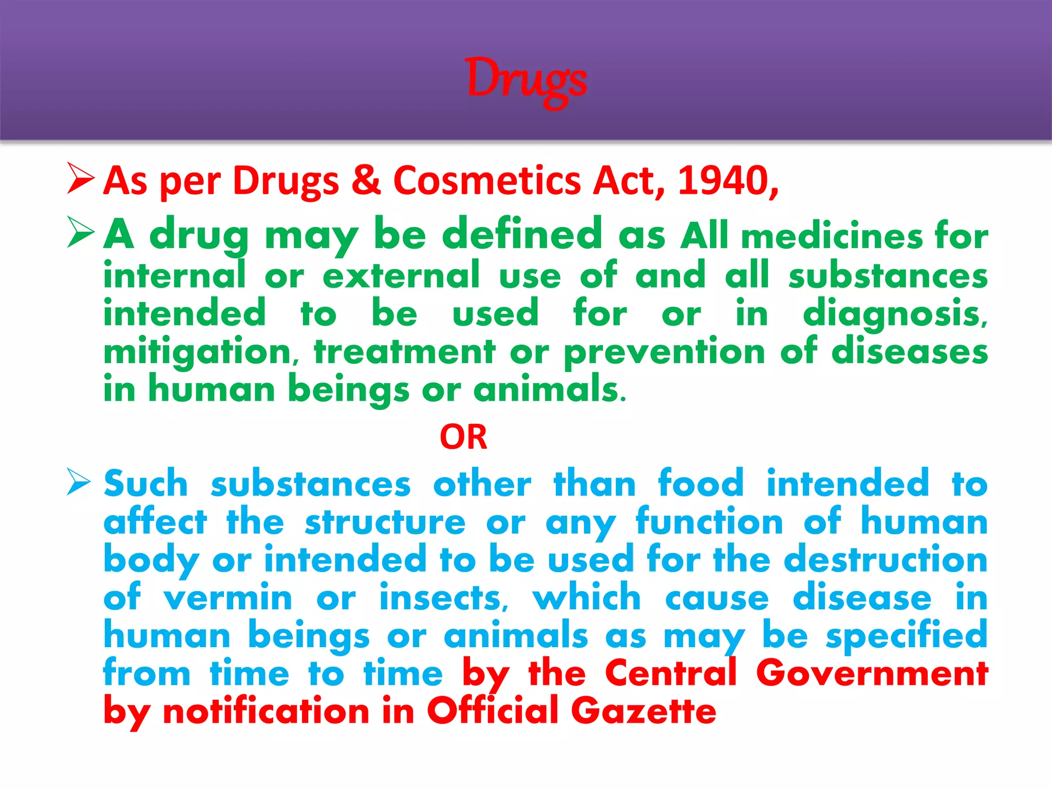 Classification of crude drugs | PPTX