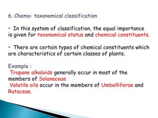 Classification of crude drugs | PPTX