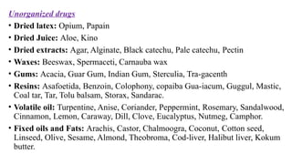 Classification of Crude Drugs..pptx Pharmacognosy & Phytochemistry-I ...