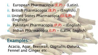 Classification of crude drugs (Pharmacognosy) | PPTX | Pharmaceutical ...
