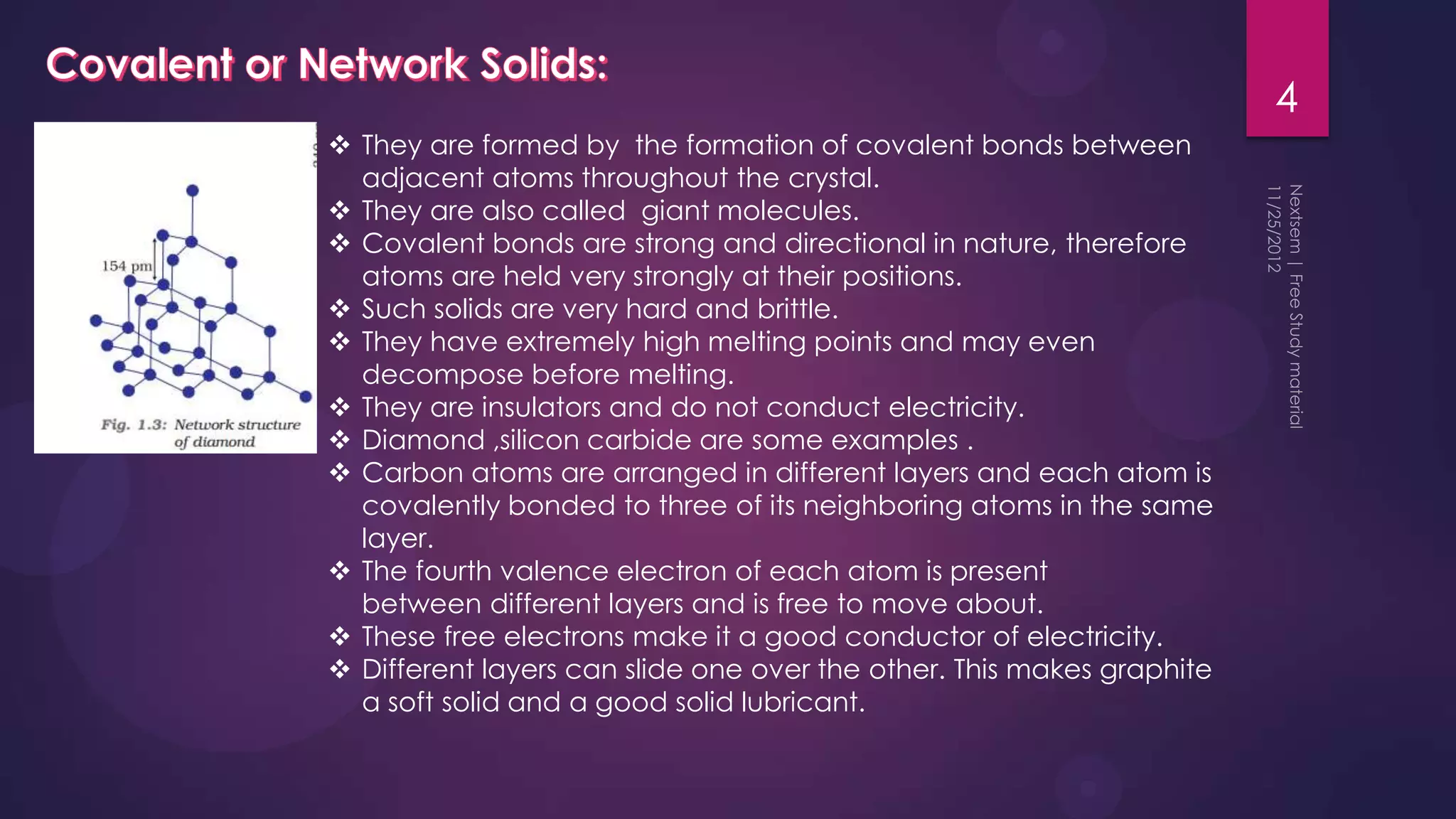 Classification of crystalline solids | PPTX | Chemistry | Science